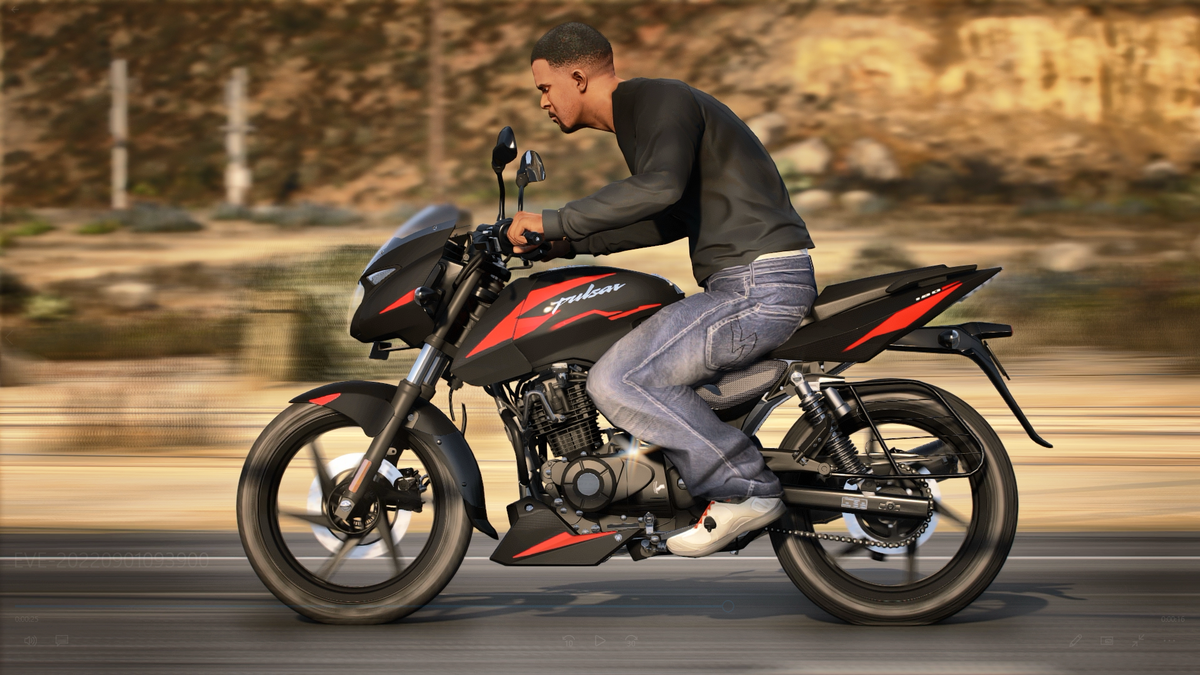 Bajaj Pulsar 180/150 2022 Bike Mod for GTA 5 – GTAINDIAMODS