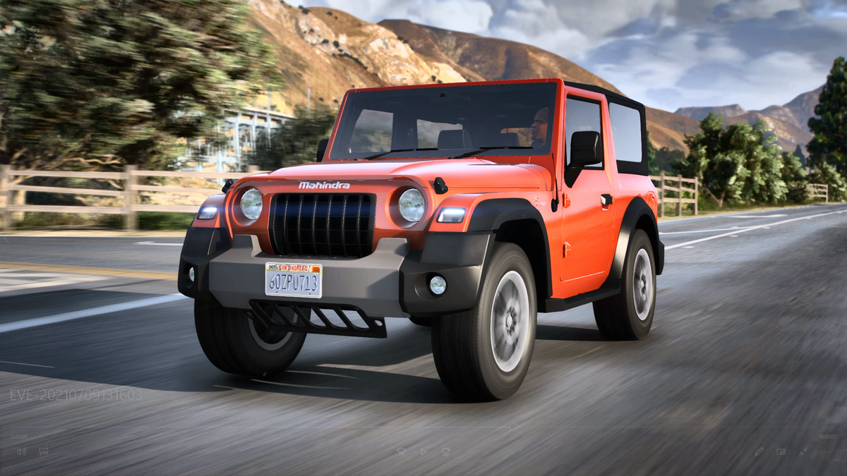 Mahindra Thar 2021 Car Mod GTA 5 – GTAINDIAMODS