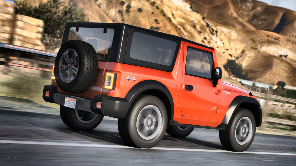 Mahindra Thar 2021 Car Mod GTA 5 – GTAINDIAMODS